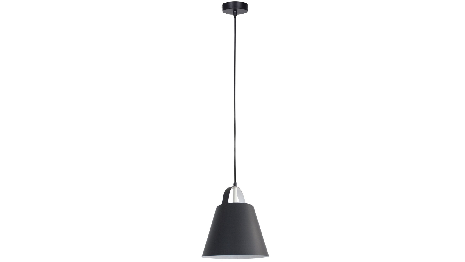 Lumi Rouge Black Cone Shade Clark Pendant Light | Harvey Norman