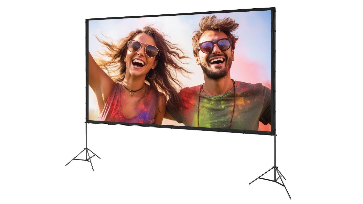 YS 16:9 4K Projector Screen with Stand - 150inch | Harvey Norman
