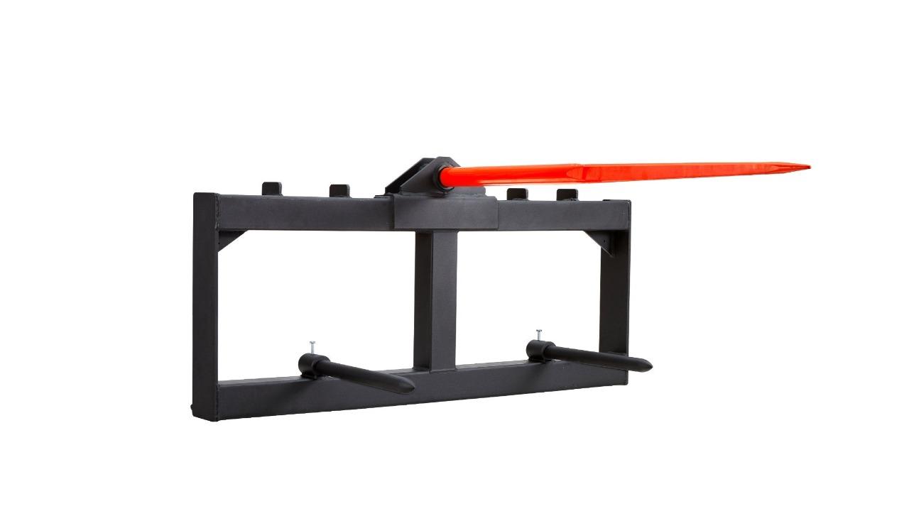 YS 49inch Hay Spear Skid Steer Loader Tractor Attachment with 2 Piece ...