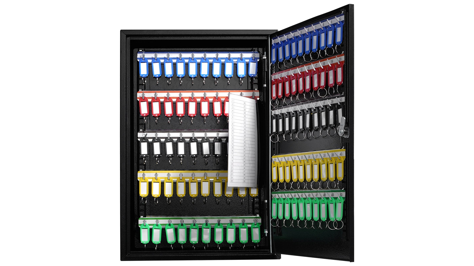 YS 200 Key Cabinet Lock Box with Adjustable Rack | Harvey Norman