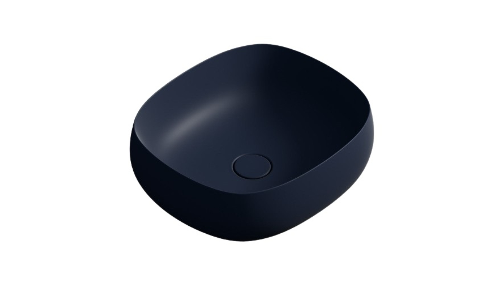Parisi Seed 450 Square Bench Basin - Matte Oceano | Harvey Norman