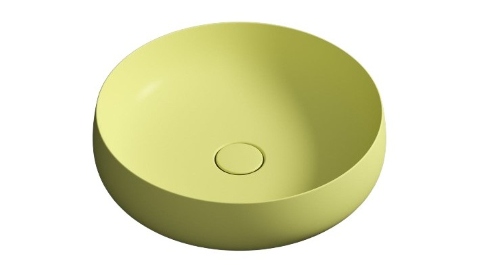 Parisi Seed 450 Round Bench Basin - Matte Zolfo | Harvey Norman