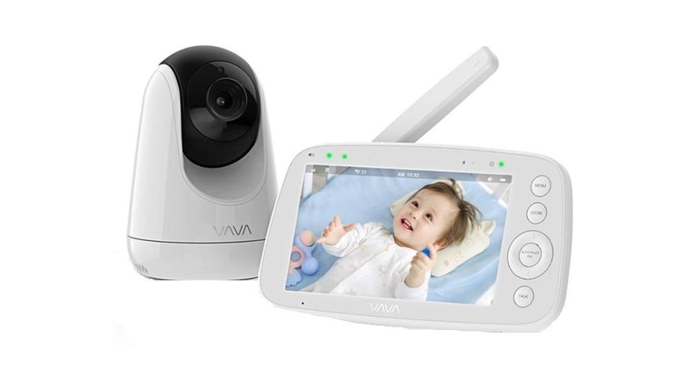 Vava Baby Monitor 5inch HD Display Video with Camera Audio IPS Screen Night Vision Harvey Norman