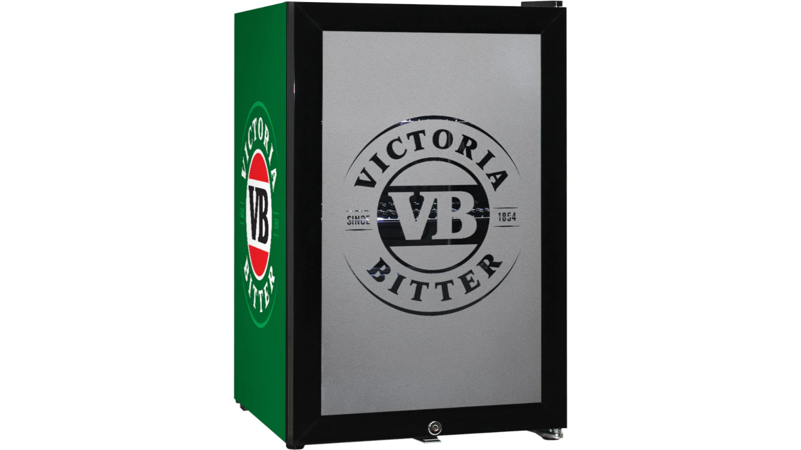 VB Glass Door Bar Fridge with Cool Frosted Logo 70 Litre | Harvey Norman