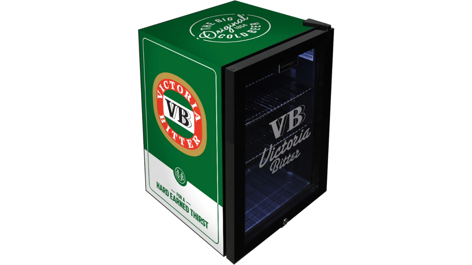VB Original Glass Door Bar Fridge with Cool Frosted Logo 70 Litre ...