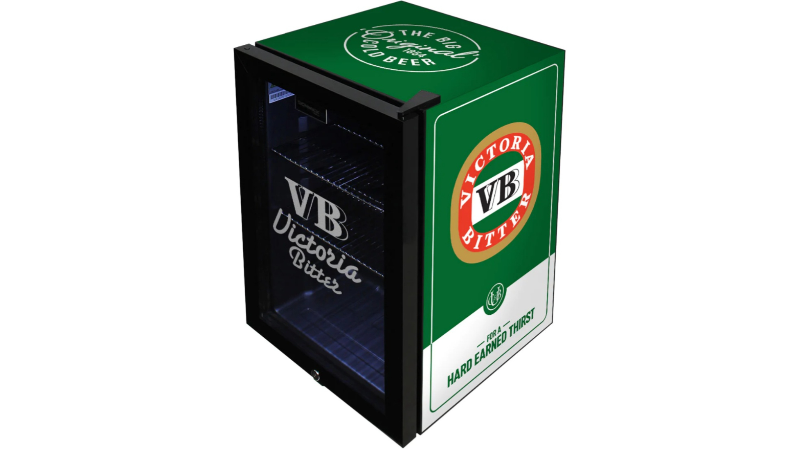 VB Original Glass Door Bar Fridge with Cool Frosted Logo 70 Litre ...