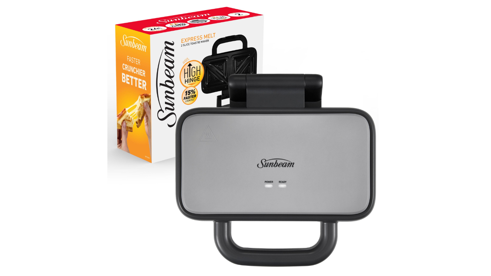 Sunbeam Express Melt 2 Slice Toastie Maker | Harvey Norman
