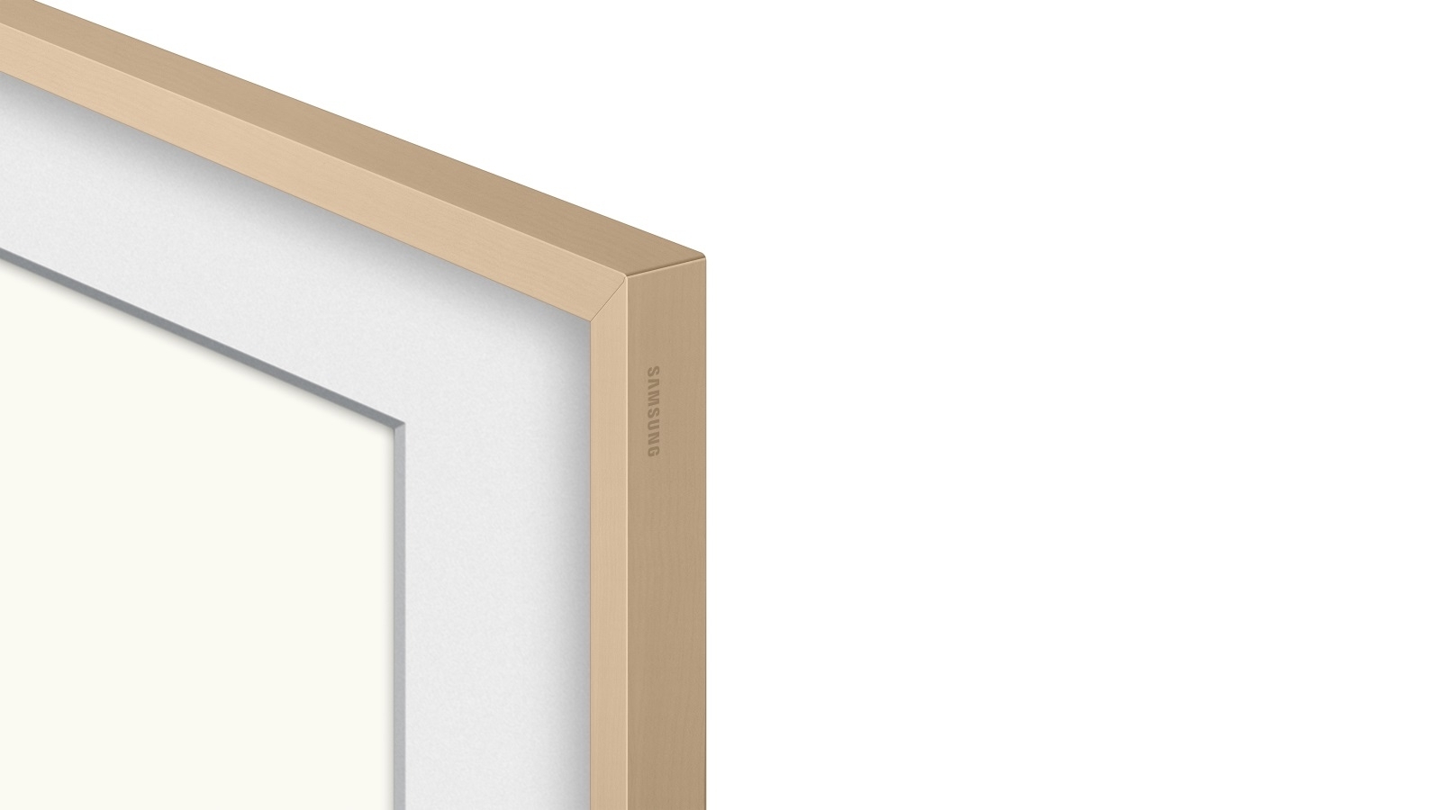 Samsung 43-inch Customisable Modern Frame for Frame TV - Beige | Harvey ...