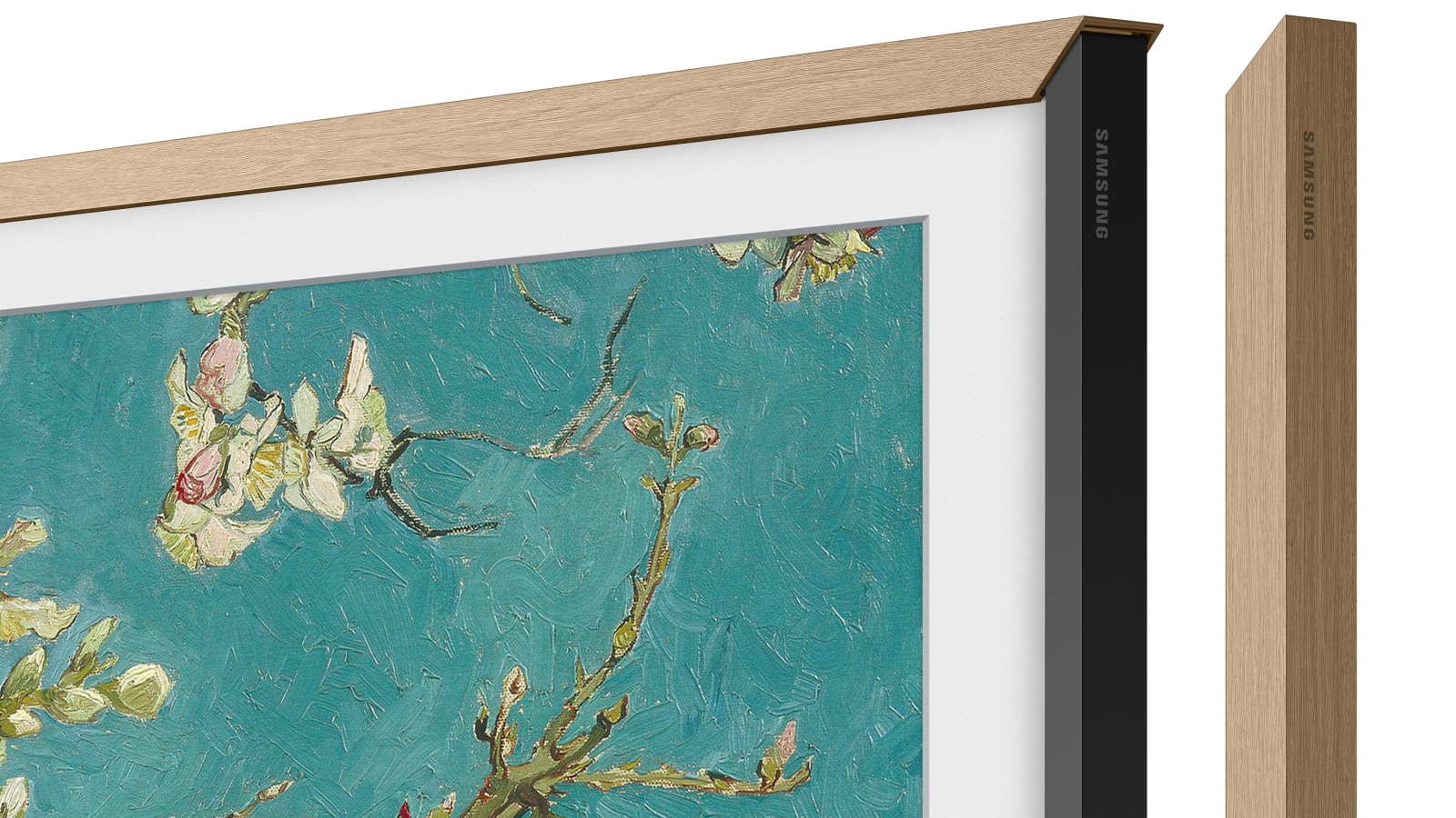 Samsung 32-inch Customisable Modern Frame for 2023 The Frame TV - Teak ...