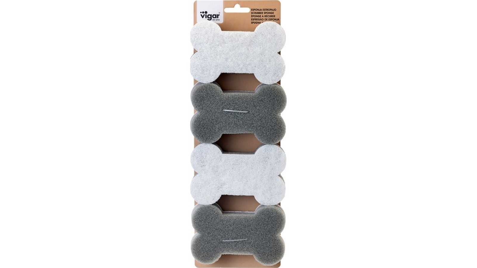 Vigar Pets Club Dog Bowl Scrubber Sponge Pack | Harvey Norman