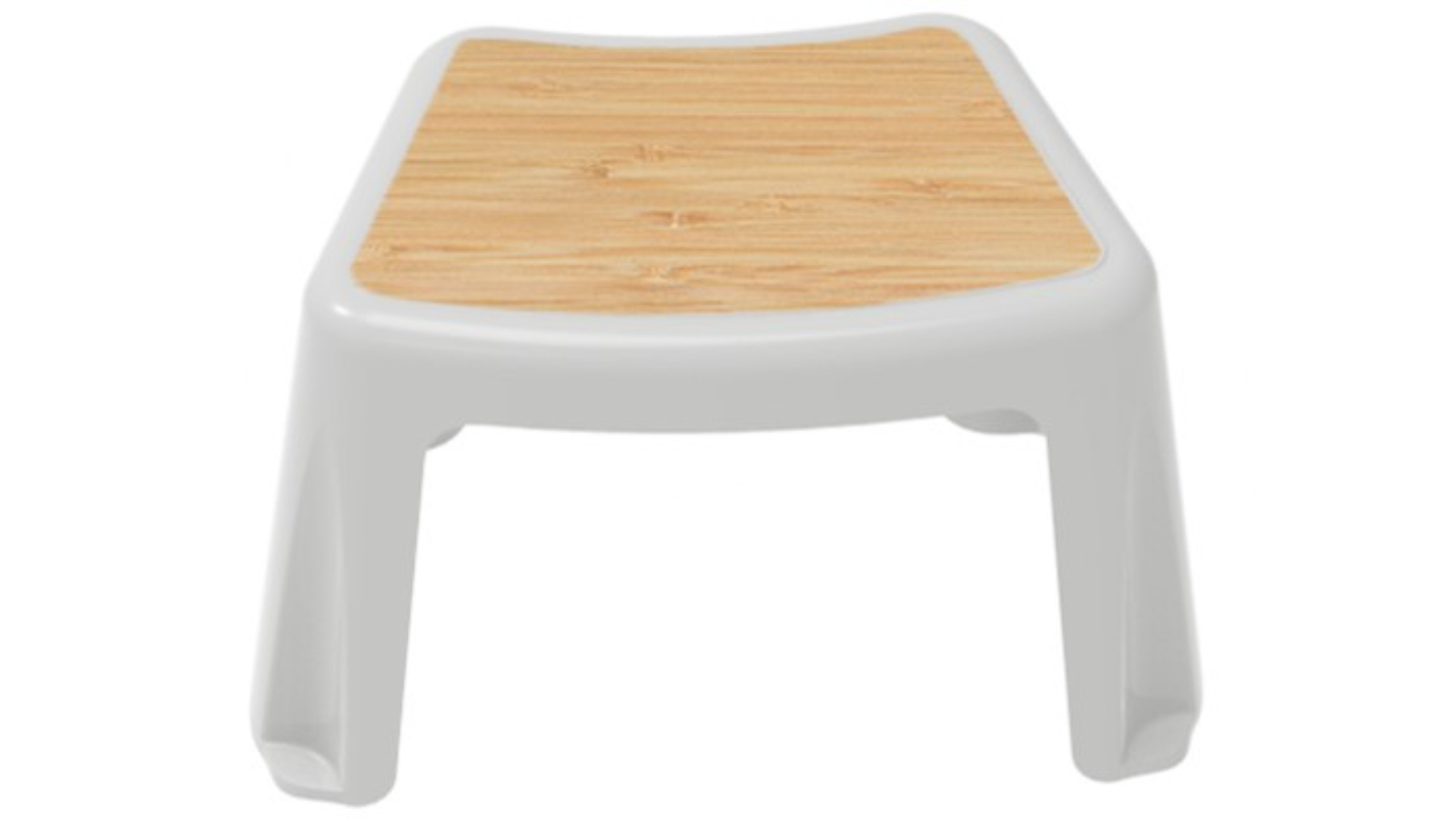 Vigar 25cm Bamboo Stool - Grey | Harvey Norman