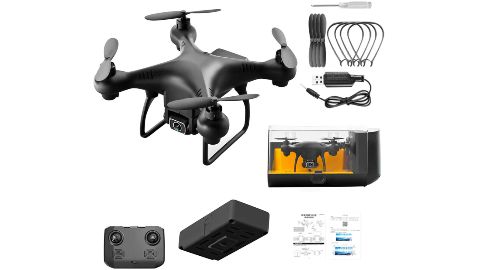 Megajoy Mini Elves 2.4 GHz Drone Teenager and Adult Toy Quadcopter ...