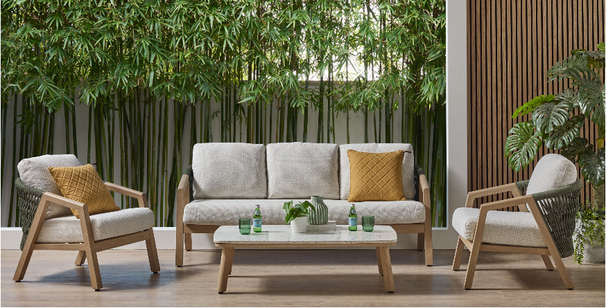 Spool 4-Piece Outdoor Lounge Setting | Harvey Norman