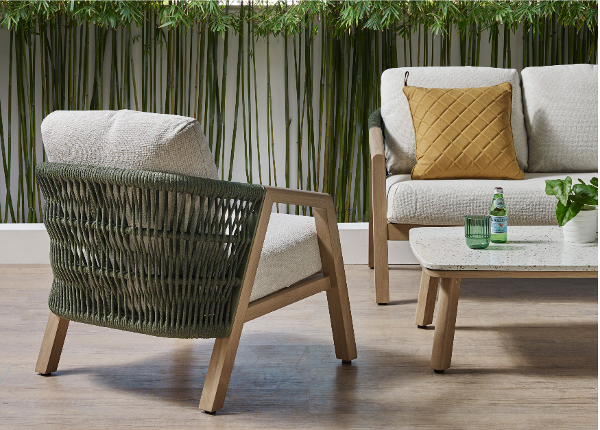 Spool 4-Piece Outdoor Lounge Setting | Harvey Norman