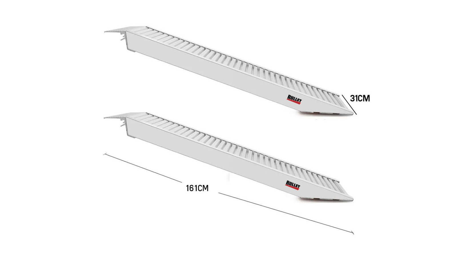 Bullet Pro Pair of Aluminium Loading Ramp - 1.6metre | Harvey Norman