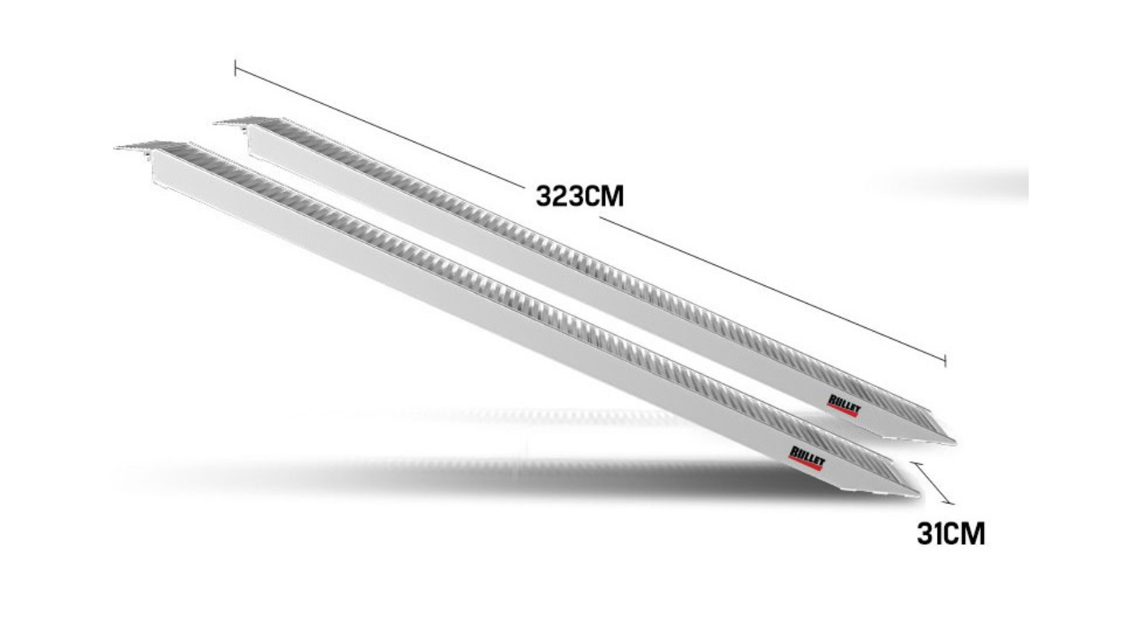 Bullet Pro Pair of Aluminium Loading Ramp - 3.2metre | Harvey Norman