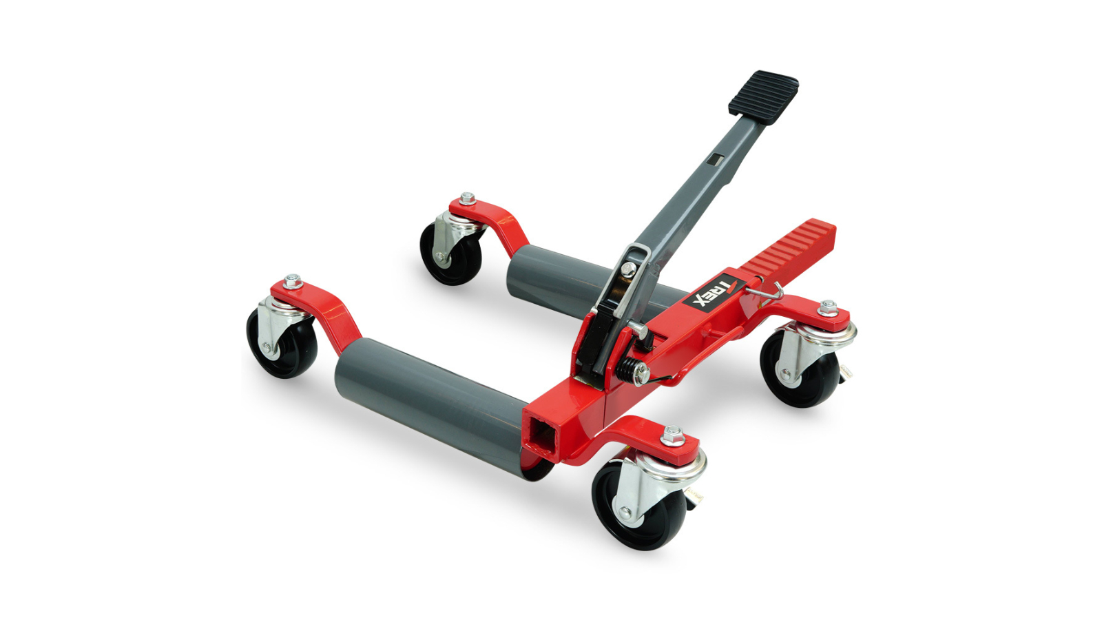 T-Rex Mechanical Ratcheting Foot Pedal Wheel Dolly For Auto Car Moving ...