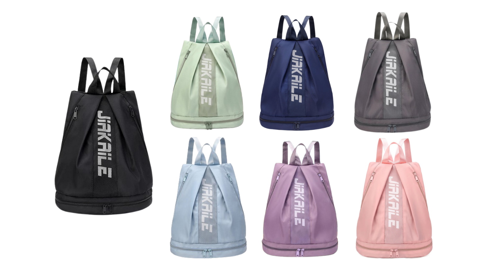 Vibe Geeks Water Resistant Sports Gym Backpack with Shoes Compartment ...