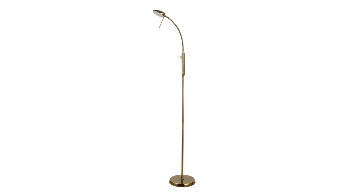 Luminea Vincenzo LED Modern Elegant Free Standing Lamp Light - Satin ...