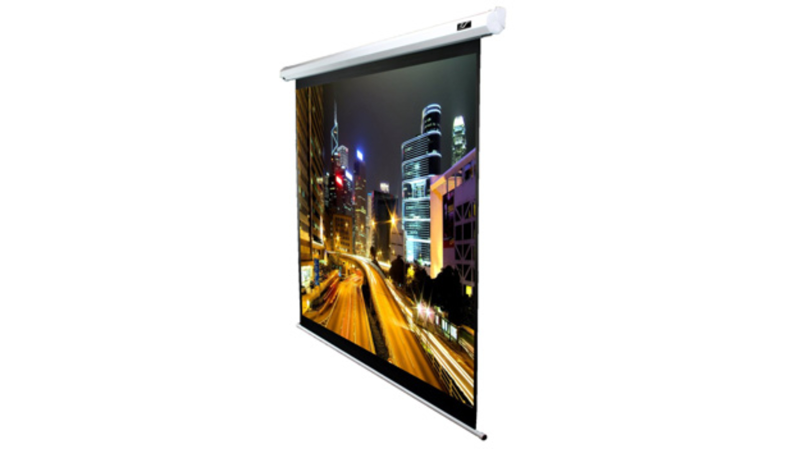 Elite Screens VMAX120XWH2 White Electric 16:9 Projector Screen ...