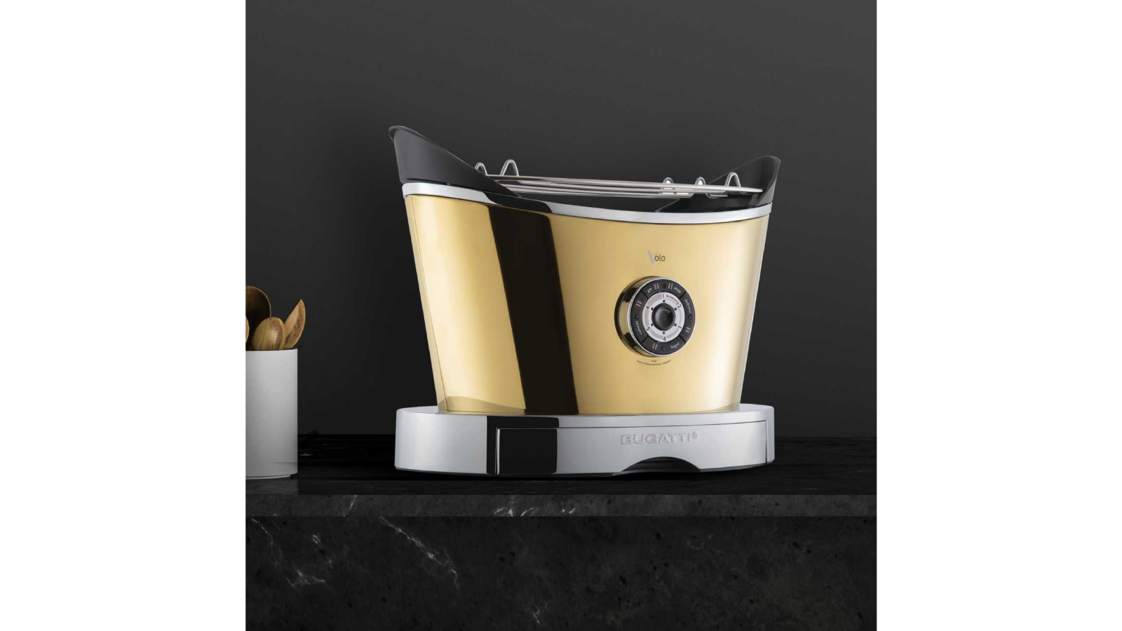 Bugatti Volo 2 Slice Toaster - Gold | Harvey Norman