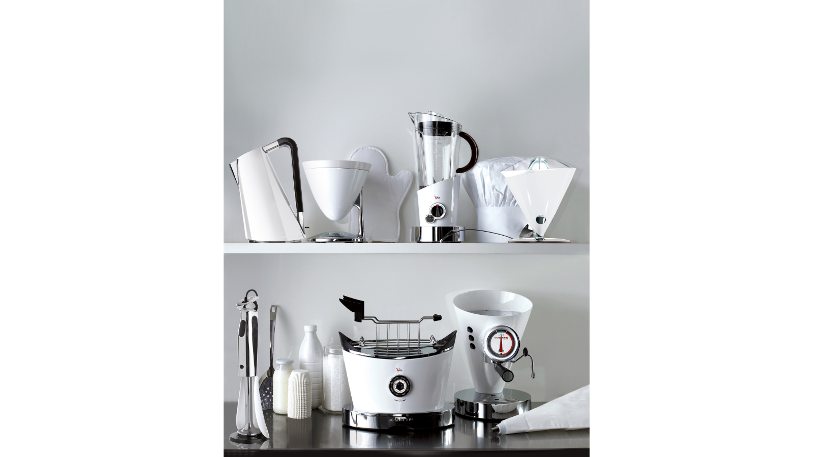 Bugatti Volo 2 Slice Toaster - White | Harvey Norman