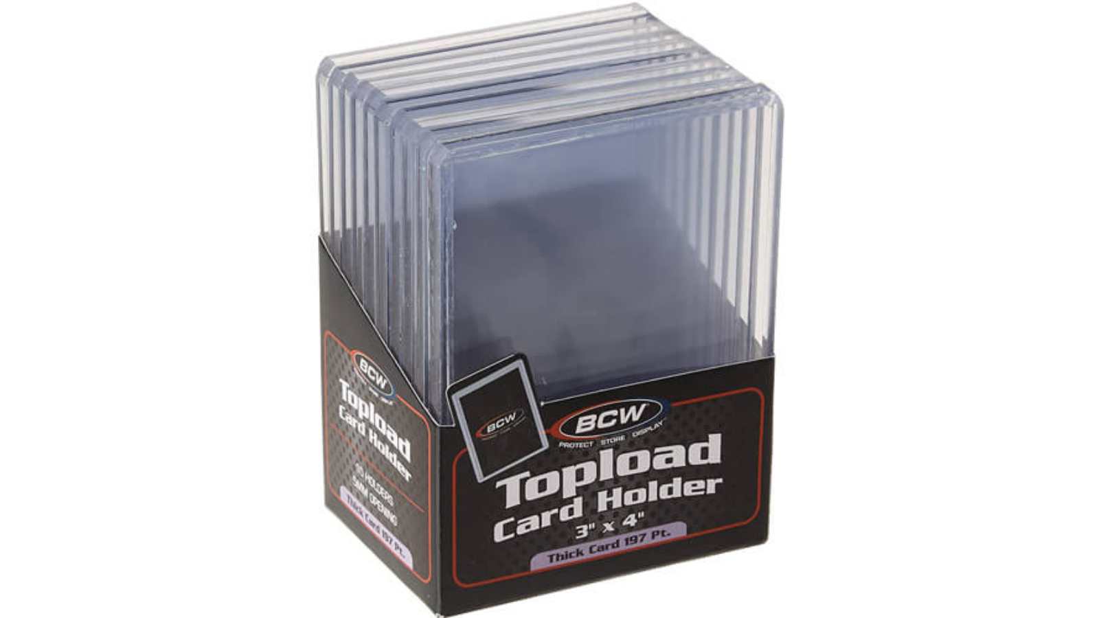 BCW 3 x 4inch Topload Card Holder Thick - 197 PT | Harvey Norman