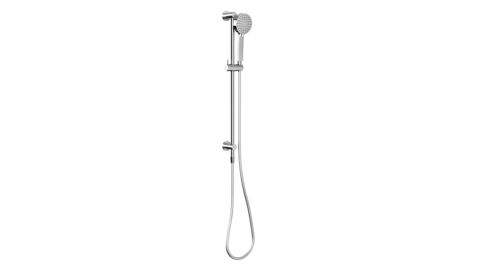 Phoenix Vivid Slimline Water Through Rail Shower - Chrome | Harvey Norman