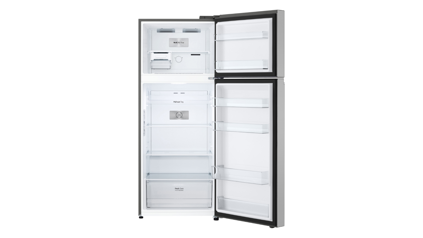 LG 395 Litre Top Mount Fridge with Door Cooling - Stainless | Harvey Norman