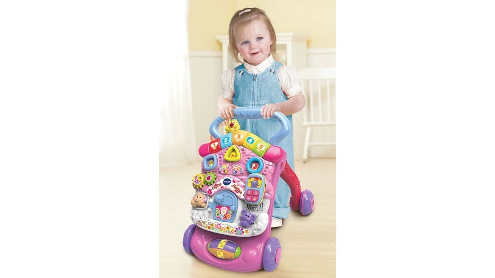 Vtech Baby First Steps Baby Walker Pink Tn80505653003 | Harvey Norman
