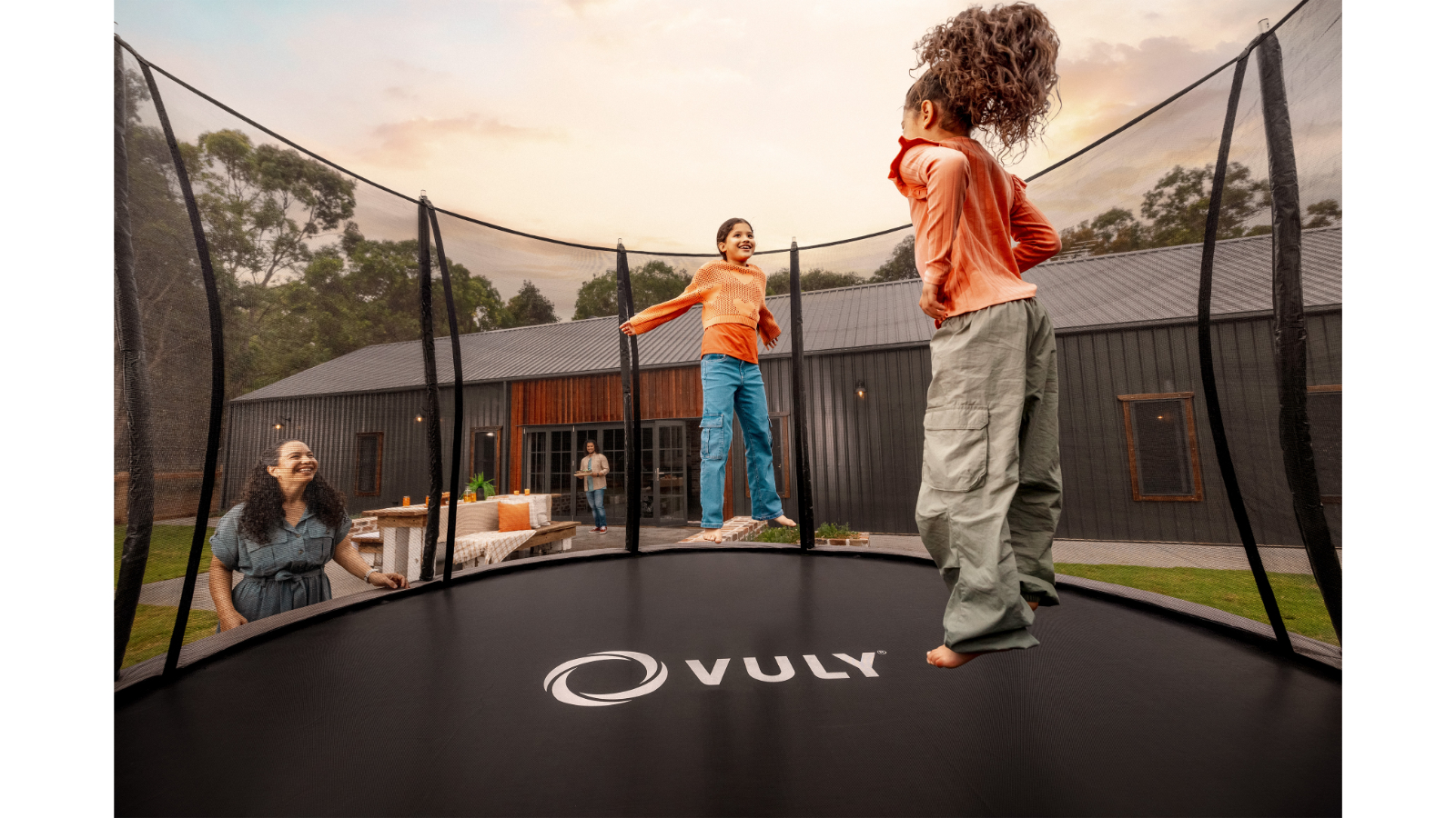 Vuly Trampoline Logo Vuly Dach Trampolin Thunder : Amazon.de: Sport