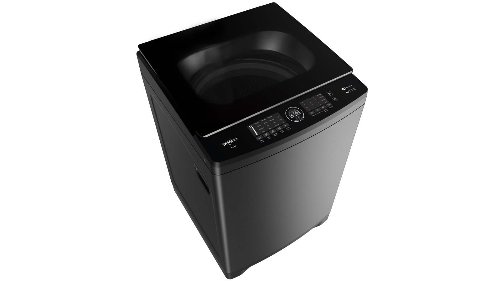 Whirlpool 12kg Sonic Clean Top Load Washing Machine - Grey | Harvey Norman