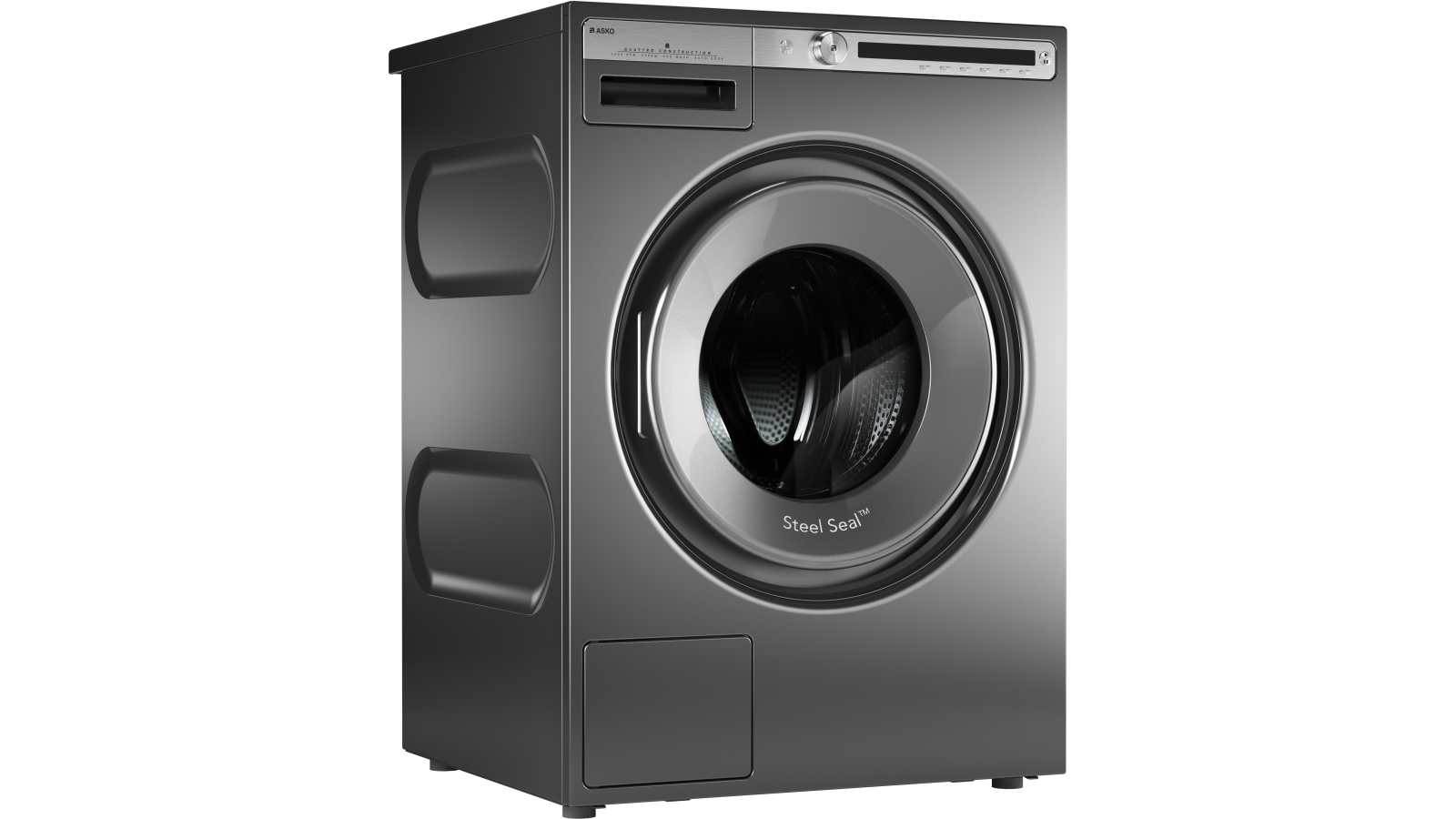ASKO 8kg Logic Steel Seal Front Load Washing Machine - Titanium ...
