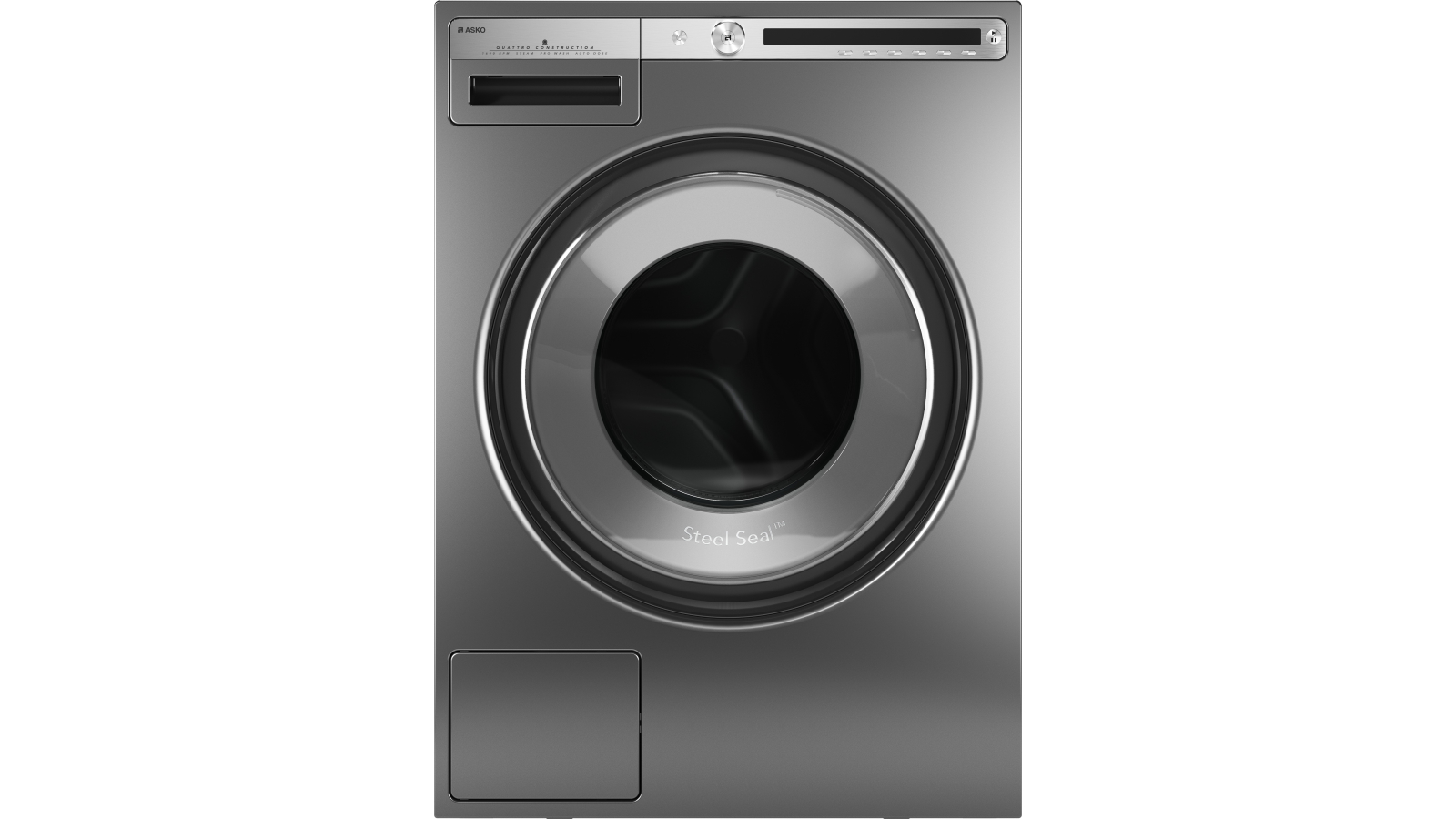 ASKO 8kg Logic Steel Seal Front Load Washing Machine - Titanium ...