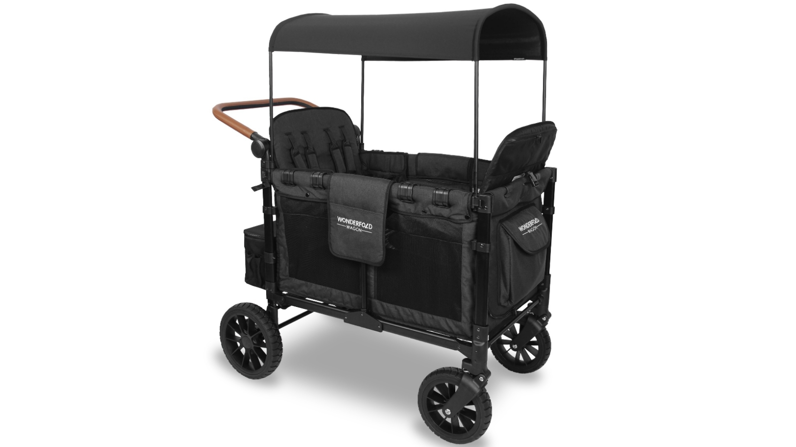 Wonderfold W4 Luxe Quad Wagon - Volcanic Black | Harvey Norman