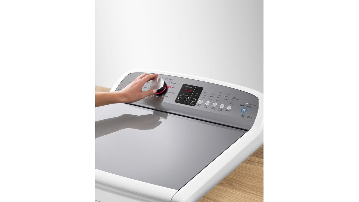 Fisher & Paykel 8.5kg Top Load Washing Machine - White | Harvey Norman