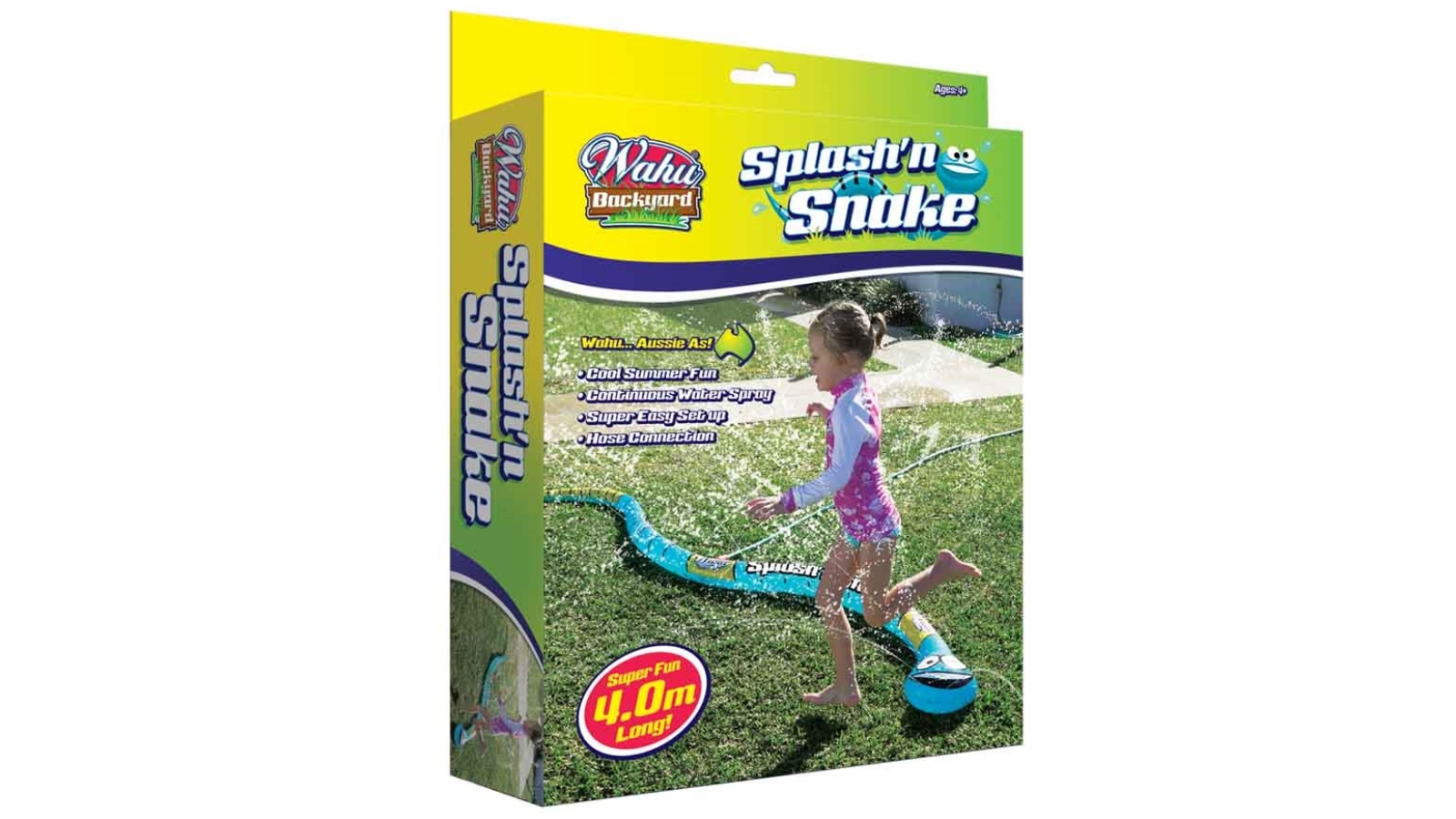 Wahu Splash N Snake 4 Metre Long Inflatable Water Sprinkler Cn600846 ...