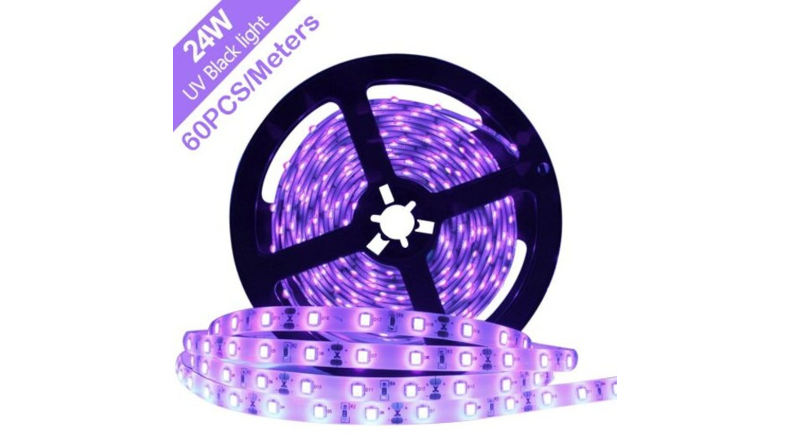 HOD Waterproof Black Light UV LED Strip - Purple | Harvey Norman