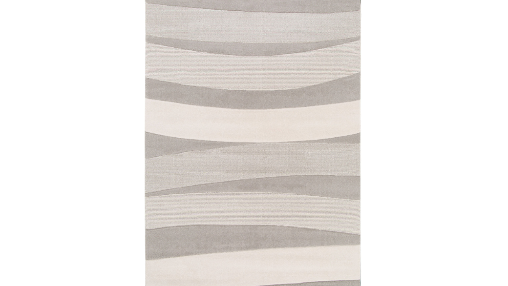 Shuffle Waves Grey Rug - Large | Harvey Norman