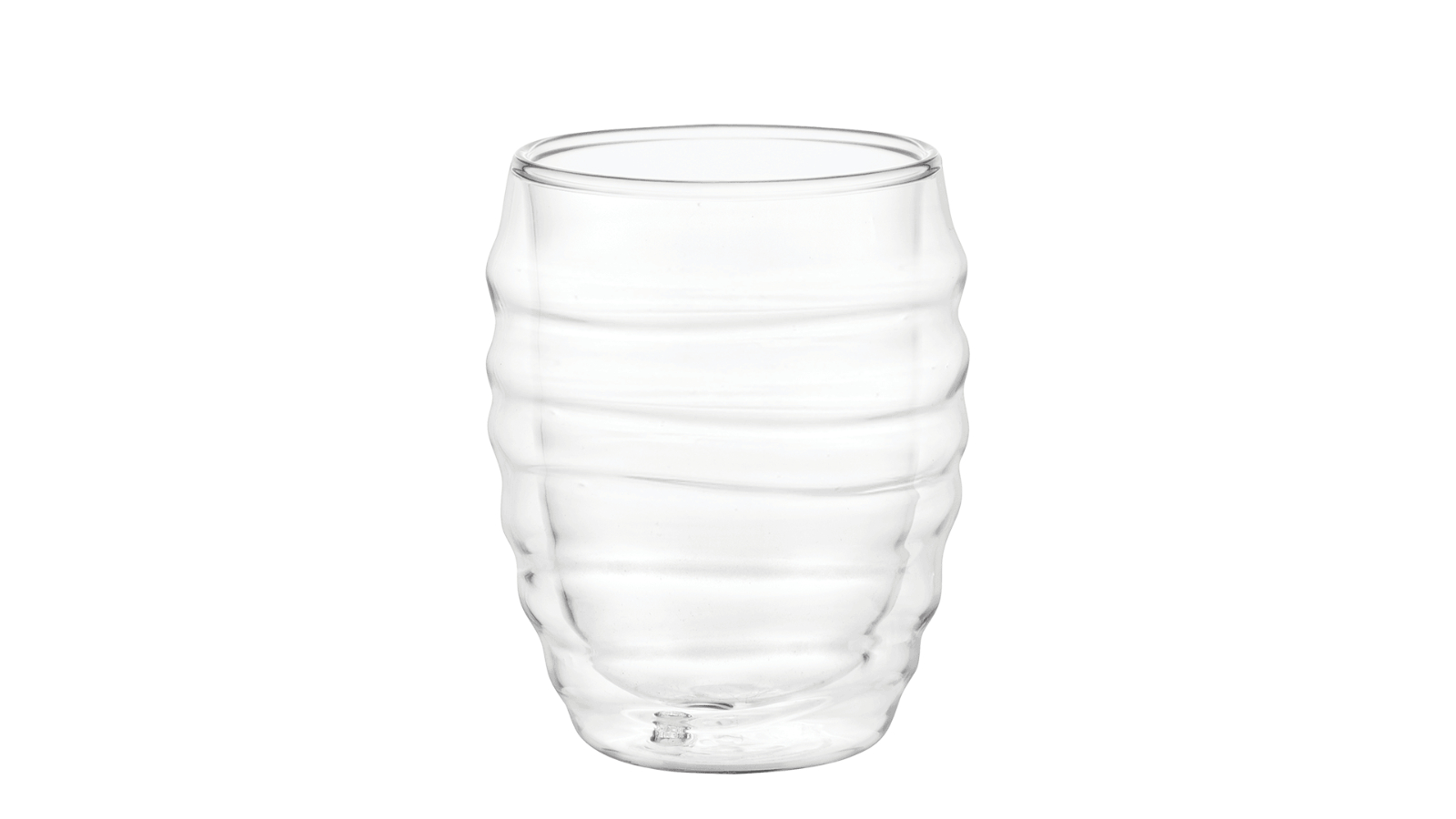 Dorsch Set of 2 Glass Wavy Cup - 200ml | Harvey Norman