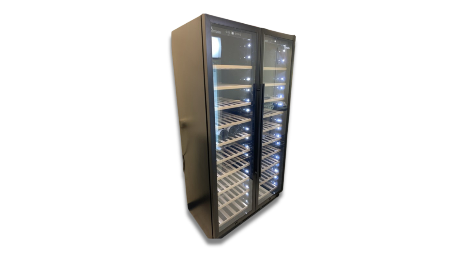 Thermaster Commercial WB-218B Dual Zone 2-Door Premium Wine Cooler ...