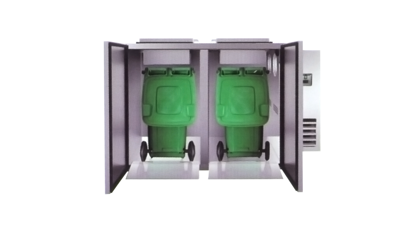 Thermaster WBC2-240 Commercial 2 Piece Refrigerated Solid Waster Cooler ...