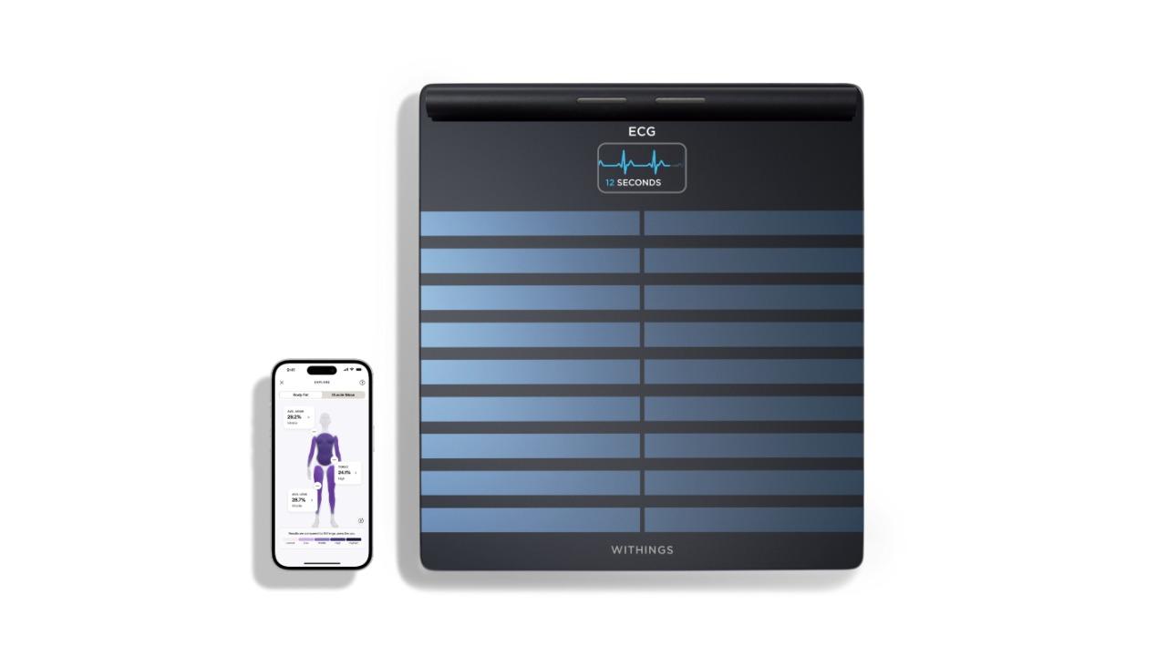 Withings Body Scan Scale - Black | Harvey Norman