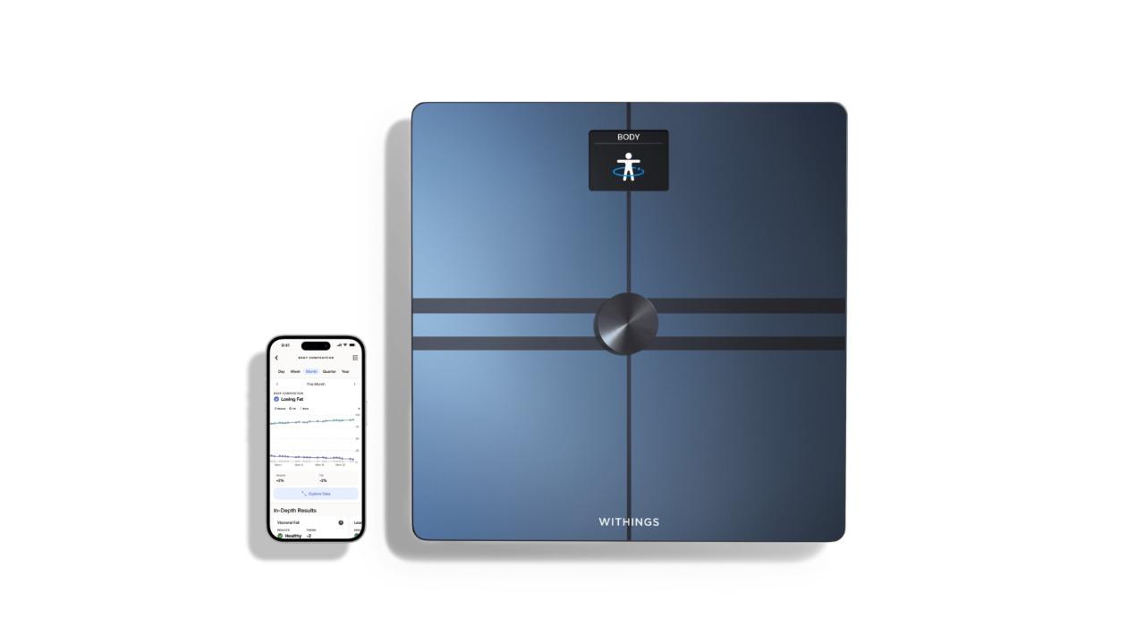 Withings Body Comp Scale - Black | Harvey Norman