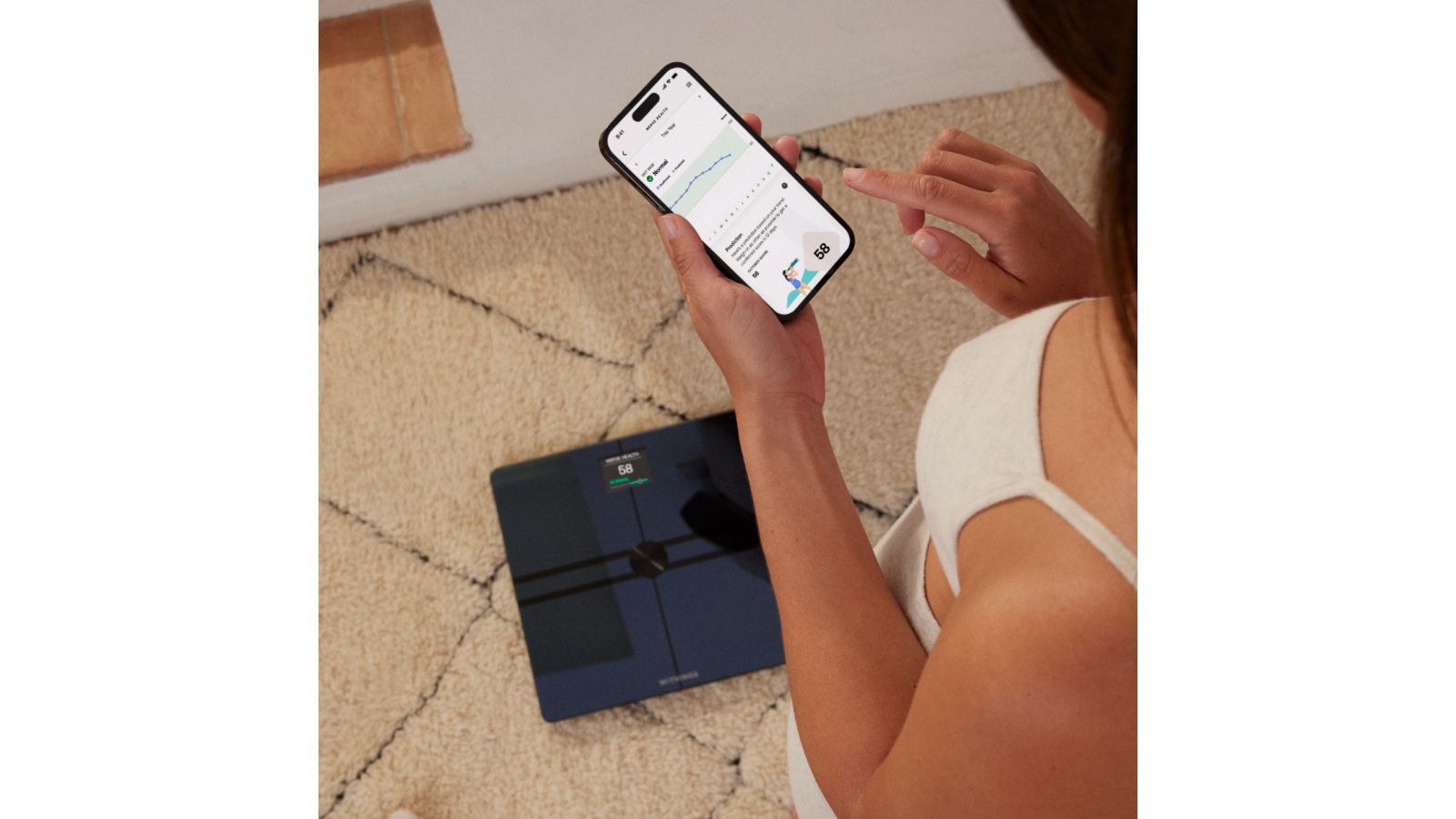 Withings Body Comp Scale - Black | Harvey Norman
