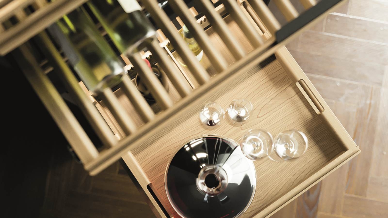 ASKO Elements 189 Bottles Freestanding Wine Climate Cabinet | Harvey Norman