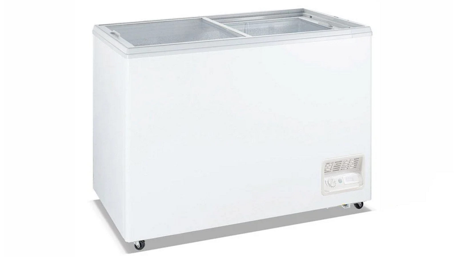 Thermaster WD-300F Heavy Duty Chest Freezer with Glass Sliding Lids ...