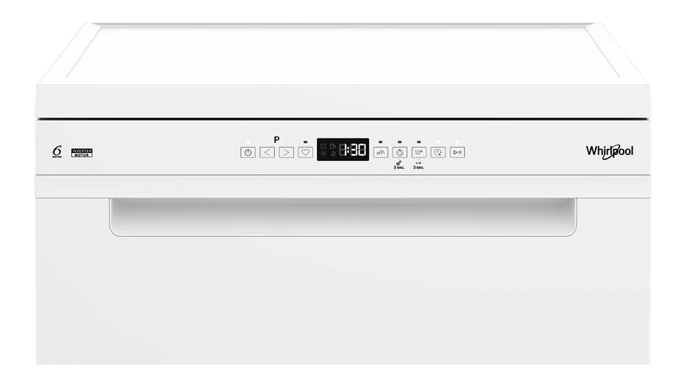 Whirlpool 60cm 14 Place Setting Freestanding Dishwasher with Natural ...