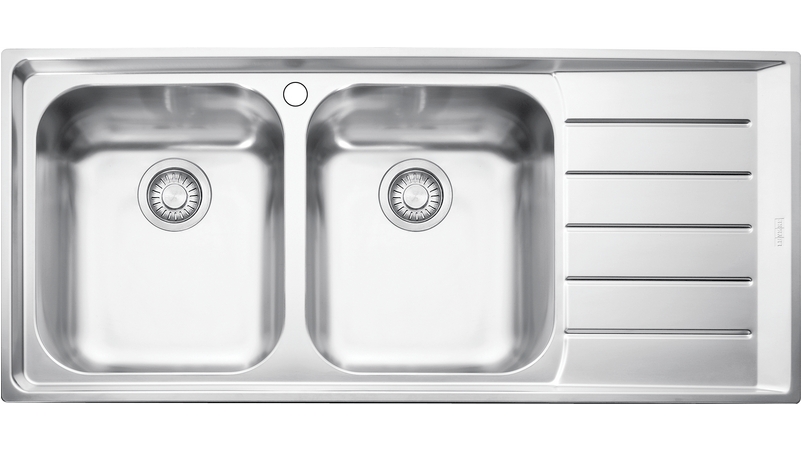 Franke Neptune NEX621 Right-Handed Stainless Steel Kitchen Sink ...
