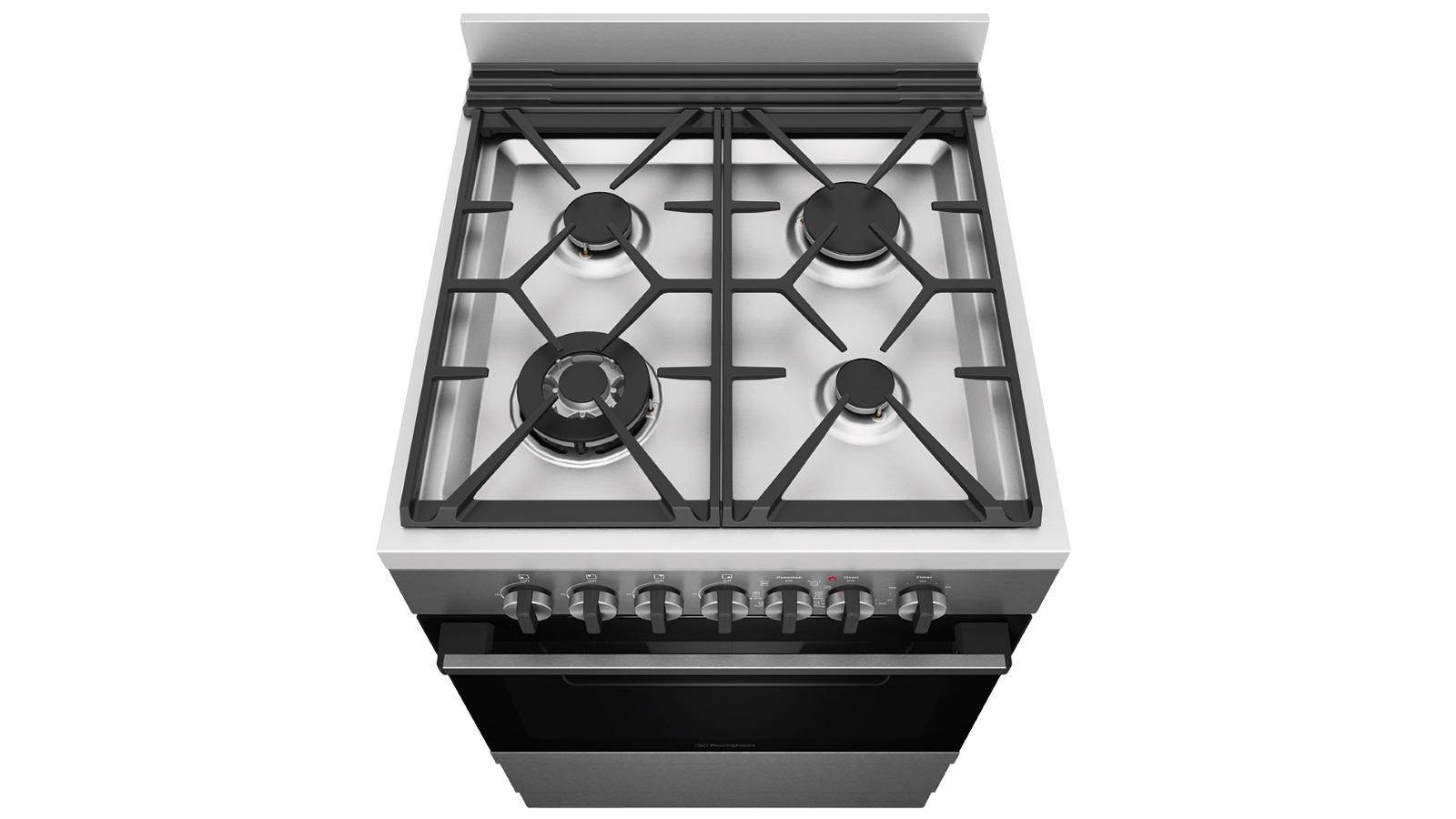 Westinghouse 60cm Dual Fuel Freestanding Cooker with Gas Hob - Dark ...